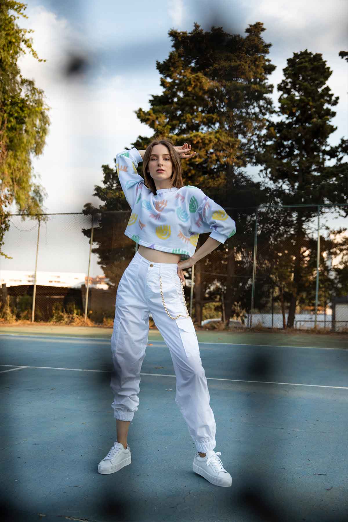 Chiara Ferragni Kargo Pantolon 20PE CFP058 100