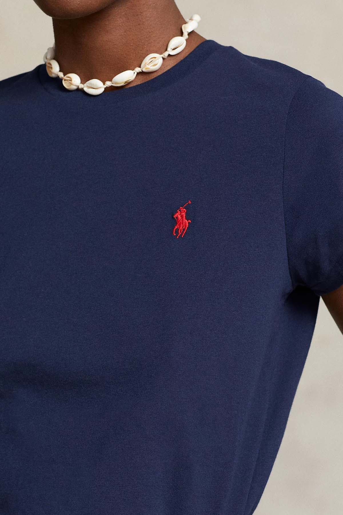 Polo Ralph Lauren Custom Fit Yuvarlak Yaka T-shirt 211898698006