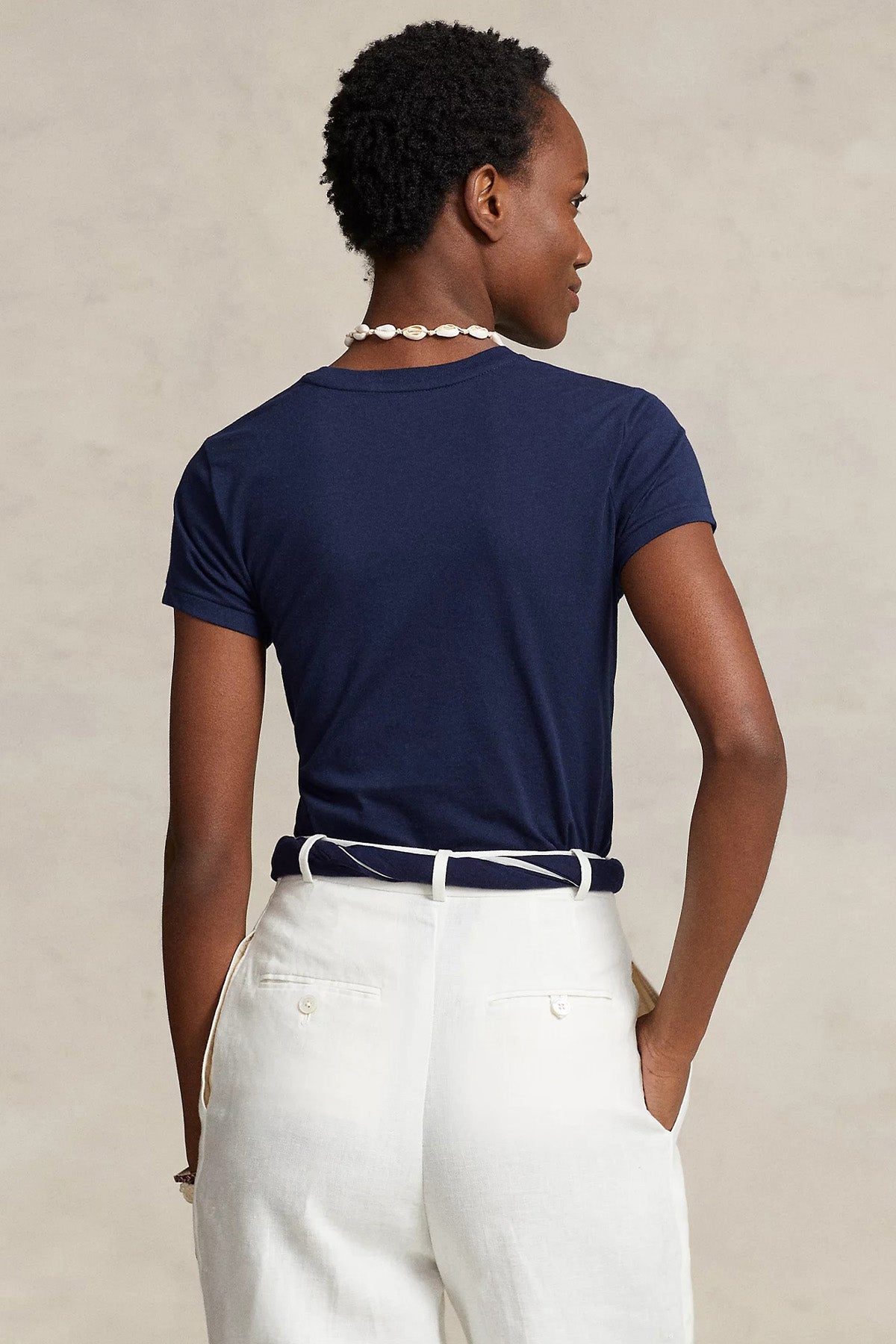 Polo Ralph Lauren Custom Fit Yuvarlak Yaka T-shirt 211898698006