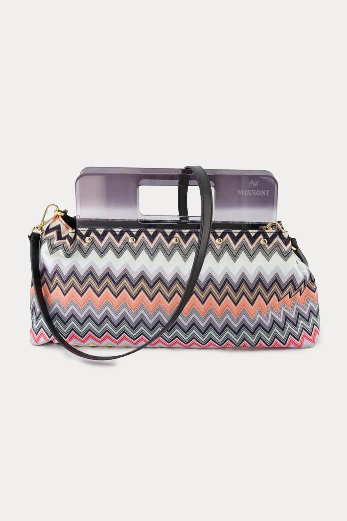 Missoni Zikzak Örgü Tasarım Omuz Çantası MI10012I 512