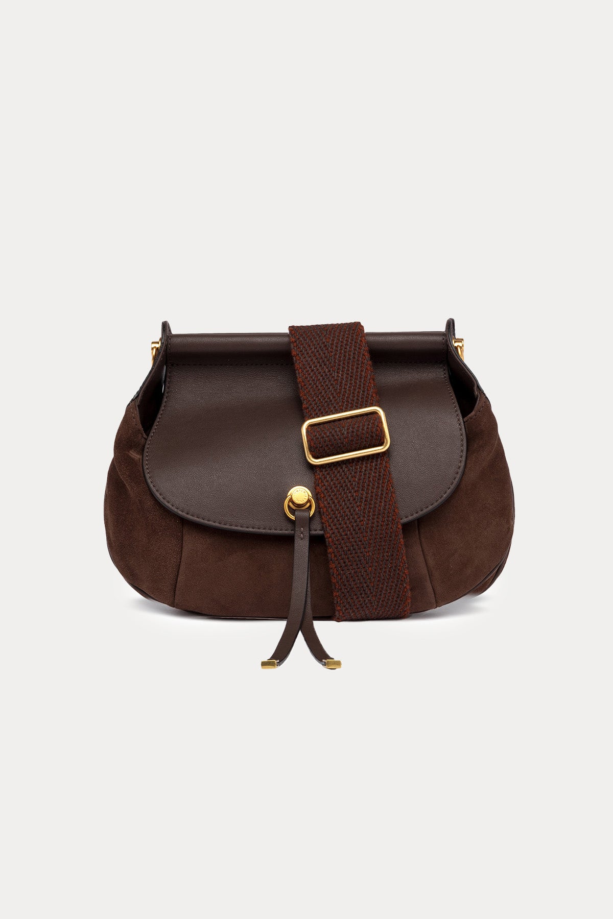 Gianni Chiarini Pilar Süet Deri Omuz Çantası BS 11060 CM PL COGNAC