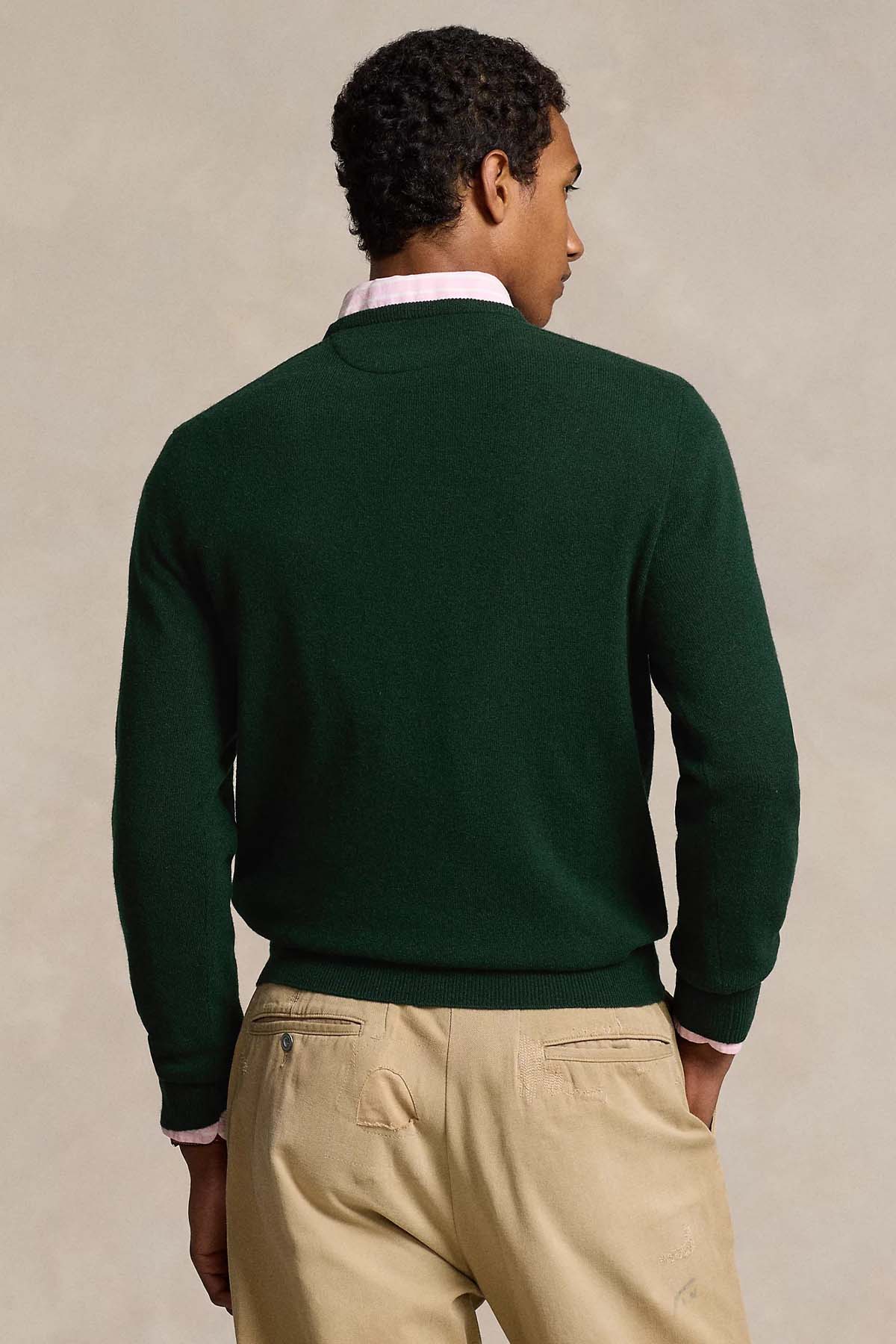 Polo Ralph Lauren Yuvarlak Yaka İnce Örgü Yün Triko 710876714002