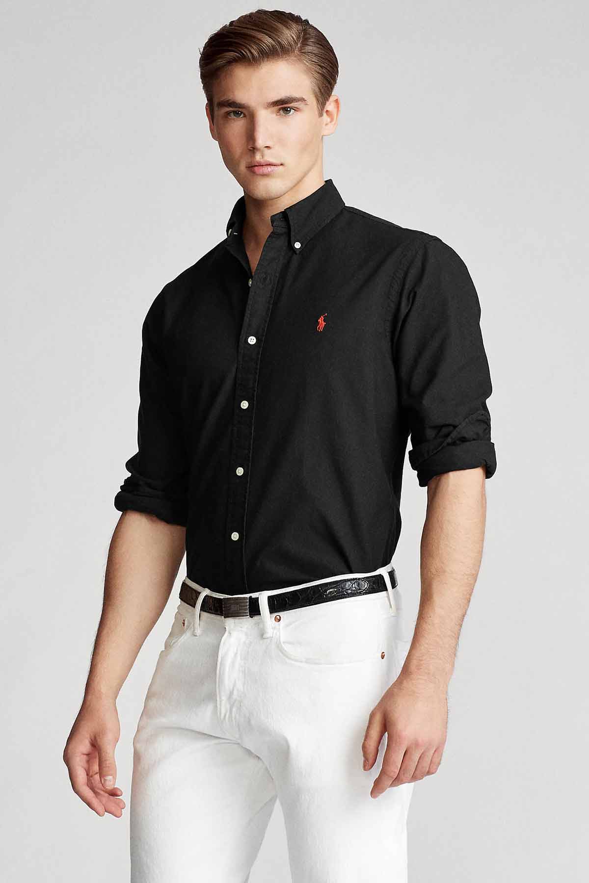 Polo Ralph Lauren Custom Fit Yıkamalı Oxford Gömlek 710772290001