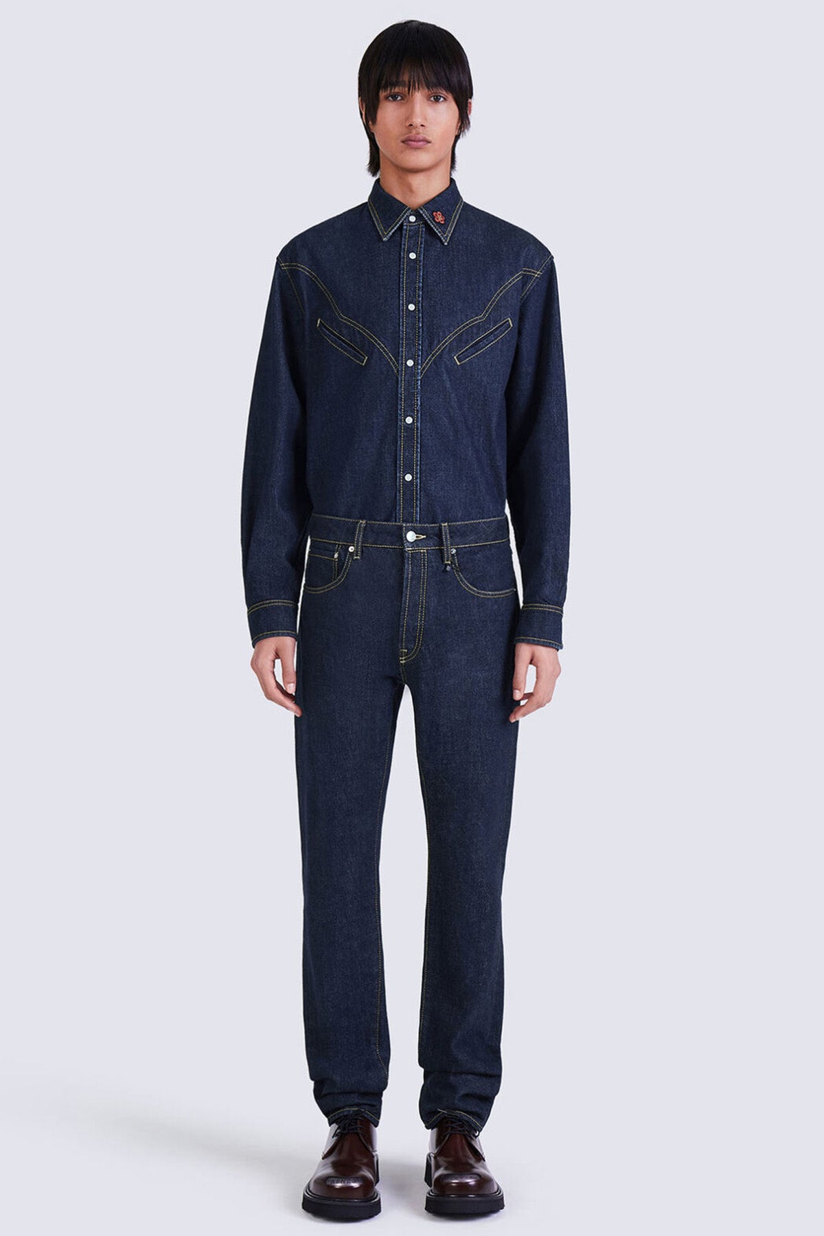 Kenzo Bara Slim Fit Logolu Jeans FC65DP1019EI 78