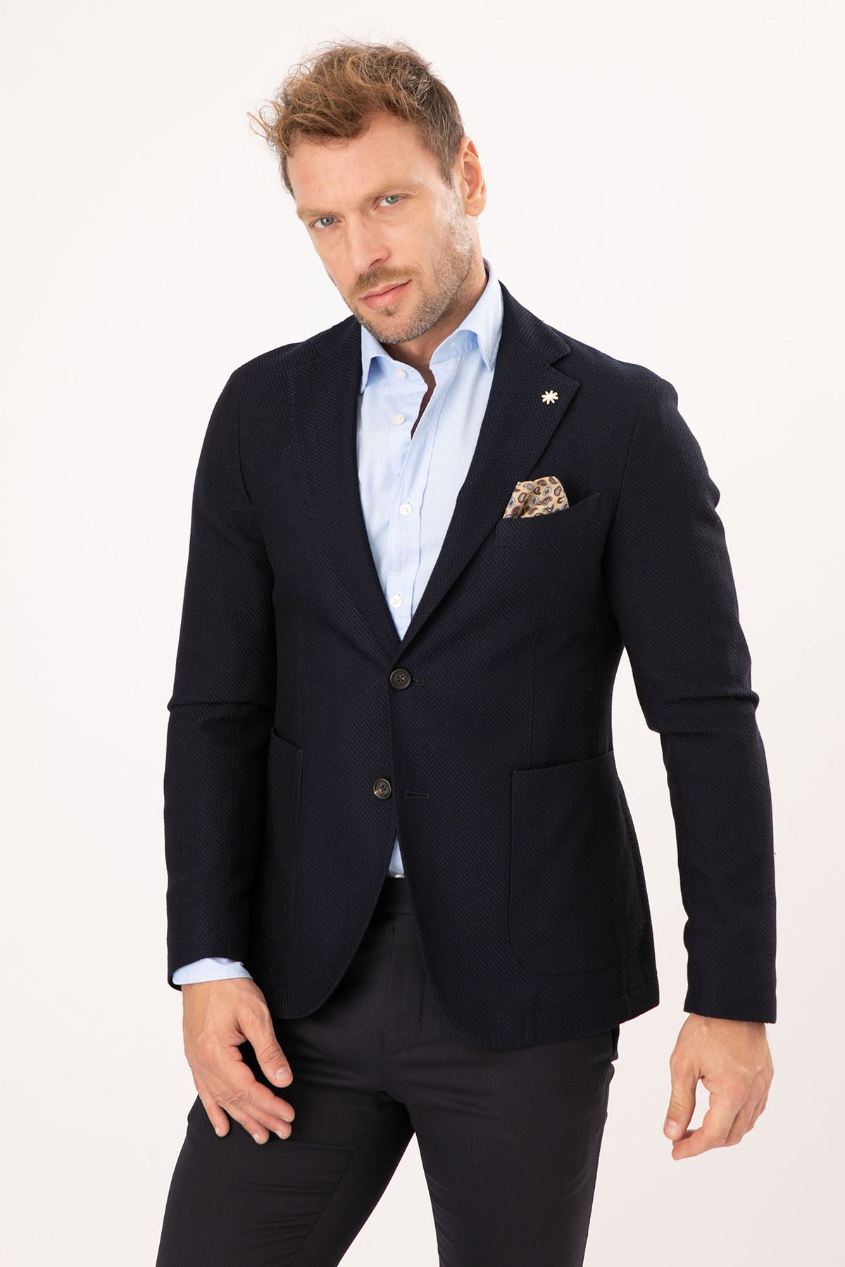 Manuel Ritz Çift Düğme Yün Blazer Ceket 3332G2728 223668 89