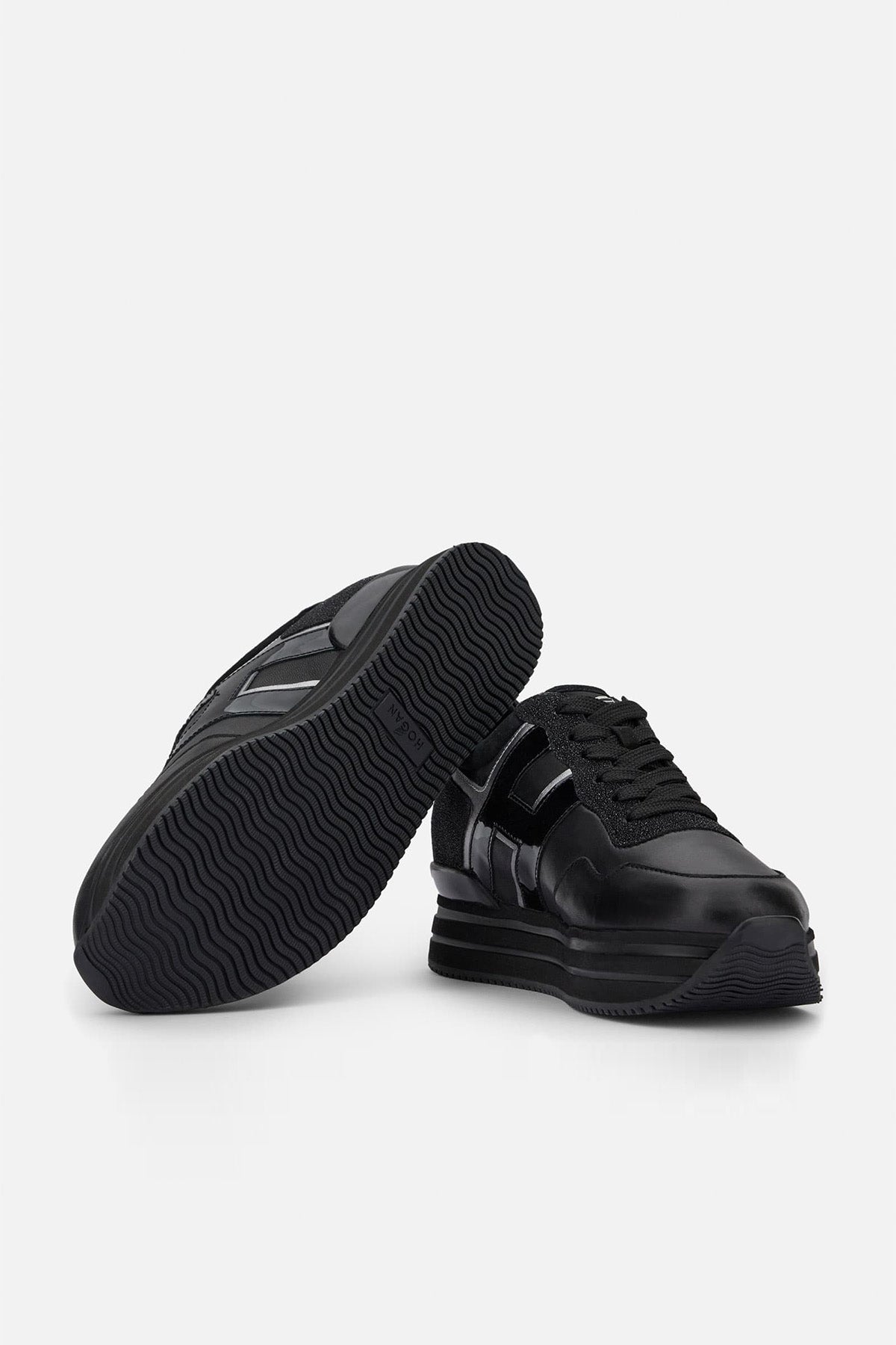 Hogan H483 Midi Platform Deri Sneaker Ayakkabı HXW4830CB80LVK019U