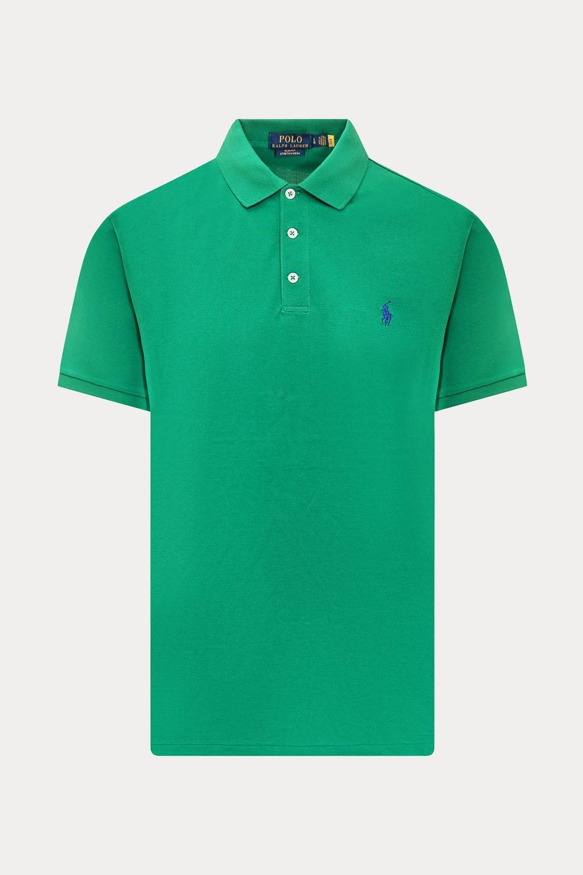 Polo Ralph Lauren Slim Fit Stretch Mesh Polo Yaka T-shirt 710541705245